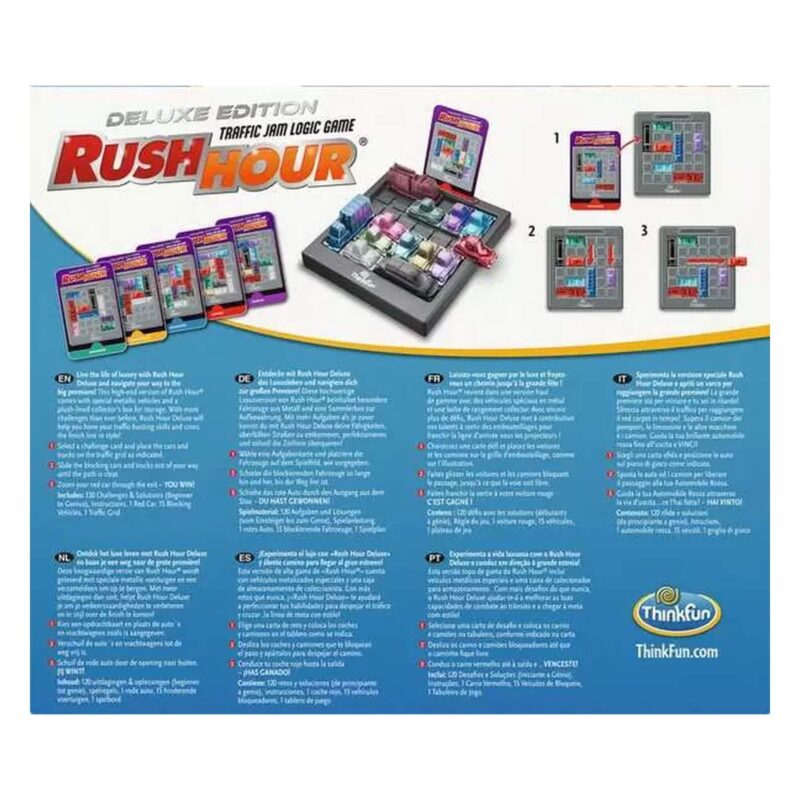 ThinkFun Rush Hour Deluxe Logic Game for Kids 8+ - Online Toys Australia