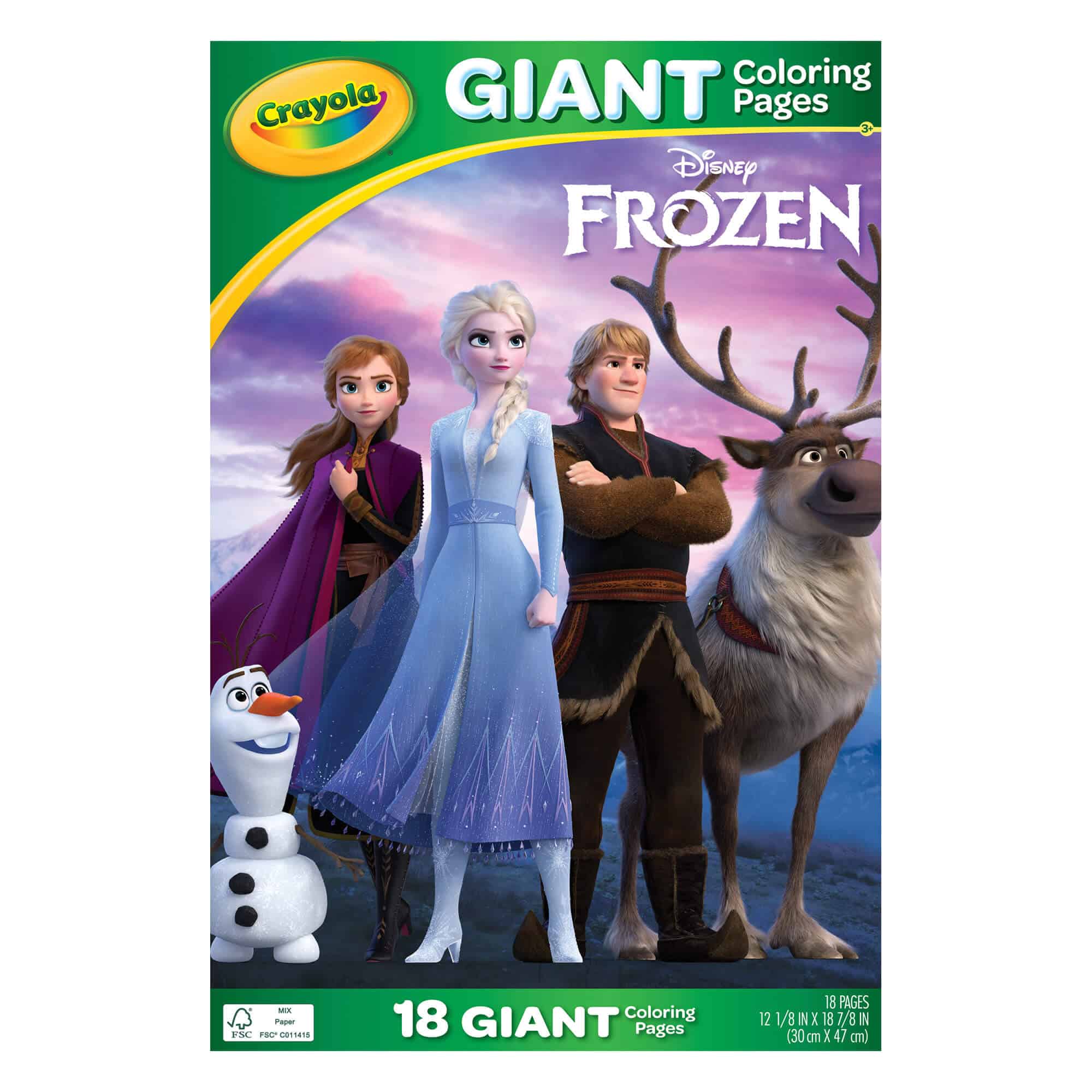 Crayola Giant Colouring Pages - Disney Frozen - Online Toys Australia