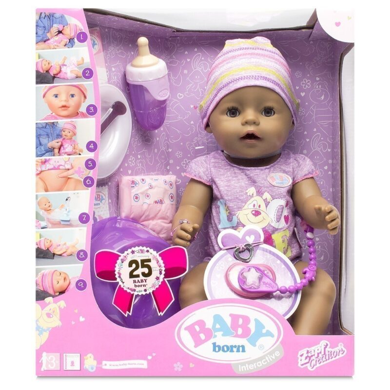 BABY Born Interactive - Ethnic Girl Doll - Online Toys Australia