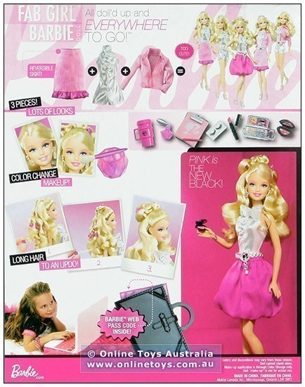 Barbie - Fab Girl Barbie Doll - Online Toys Australia
