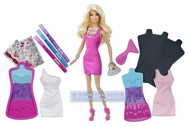 Barbie - Fashion Design Plates - Online Toys Australia