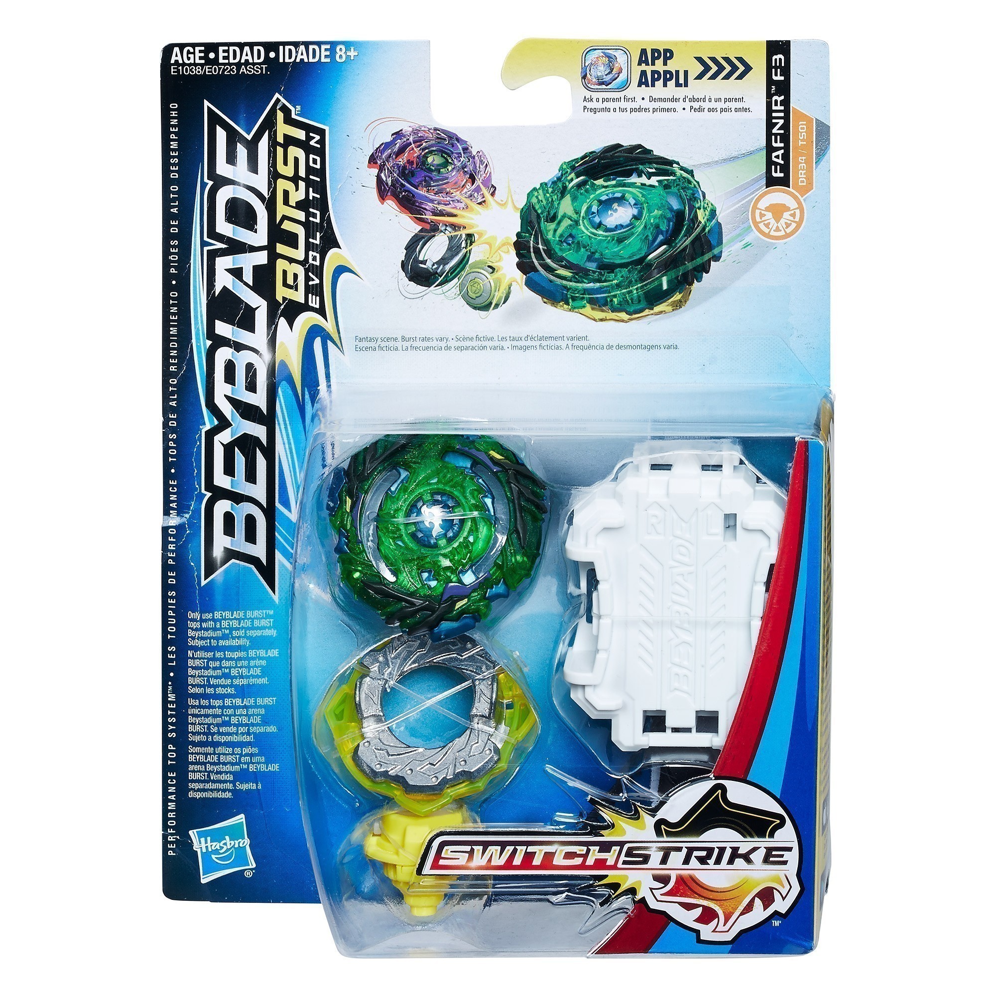 Beyblade Burst Evolution - SwitchStrike Starter Pack - Fafnir F3 ...
