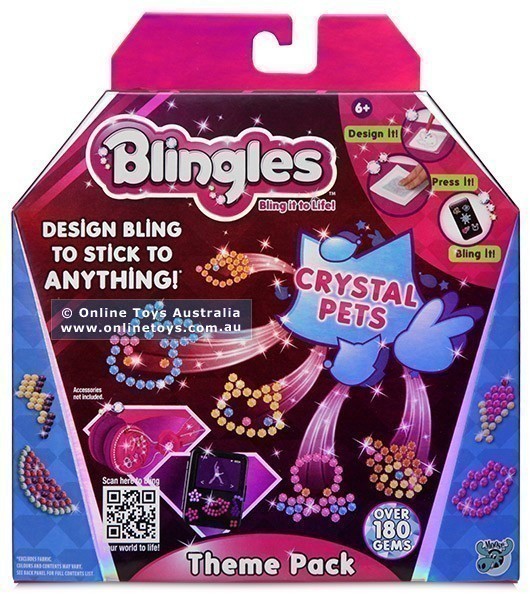 Blingles - Theme Pack - Crystal Pets - Online Toys Australia