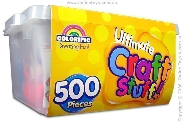 Colorific - Ultimate Craft Stuff - 500 Pieces - Online Toys Australia