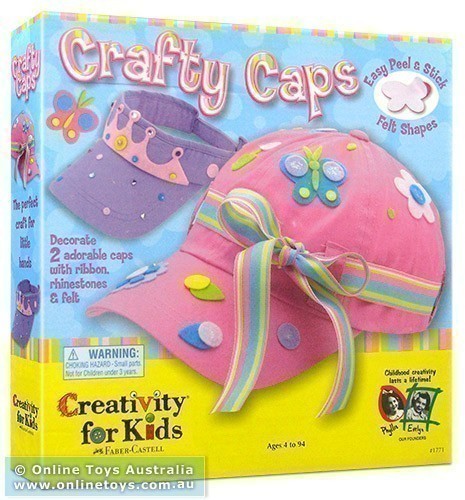 Creativity for Kids - Crafty Caps - Online Toys Australia