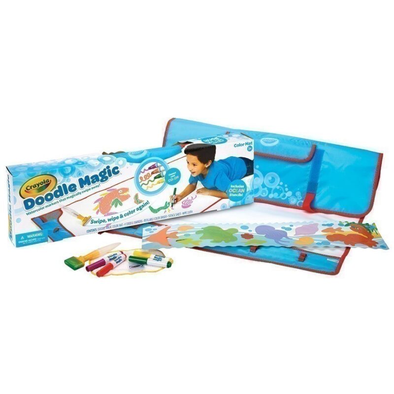 Crayola - Doodle Magic Colour Mat - Blue - Online Toys Australia