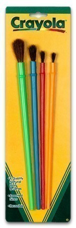 Crayola Paint Brushes - 4 Pack - Online Toys Australia