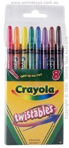 Crayola Twistables Crayons - 8 Pack - Online Toys Australia
