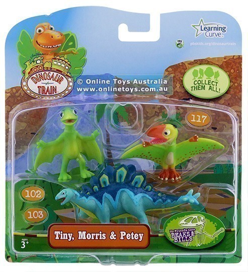 Dinosaur Train - 3 Pack - Tiny Morris and Petey - Online Toys Australia