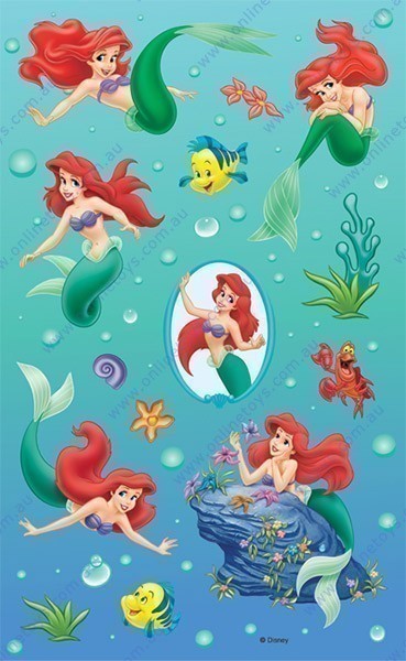 Disney Ariel Sticker Pack - Online Toys Australia