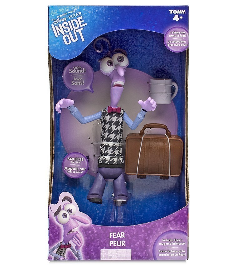 Disney Pixar - Inside Out - Large Fear Figure with Mug & Briefcase ...