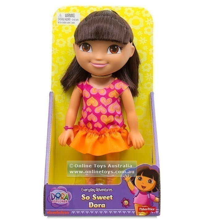 Dora the Explorer - So Sweet Dora - 22cm Doll - Online Toys Australia