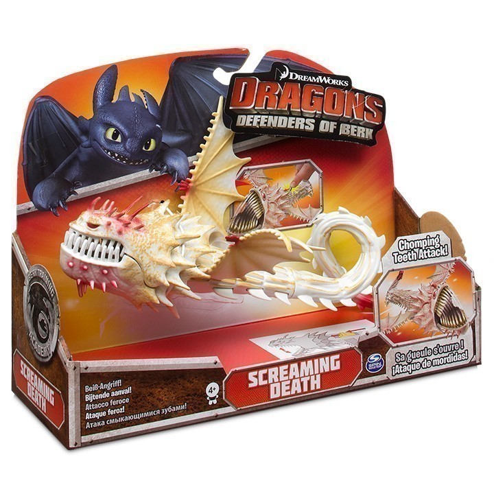 Dreamworks Dragons DOB - 11inch Screaming Death Chomping Teeth Attack ...