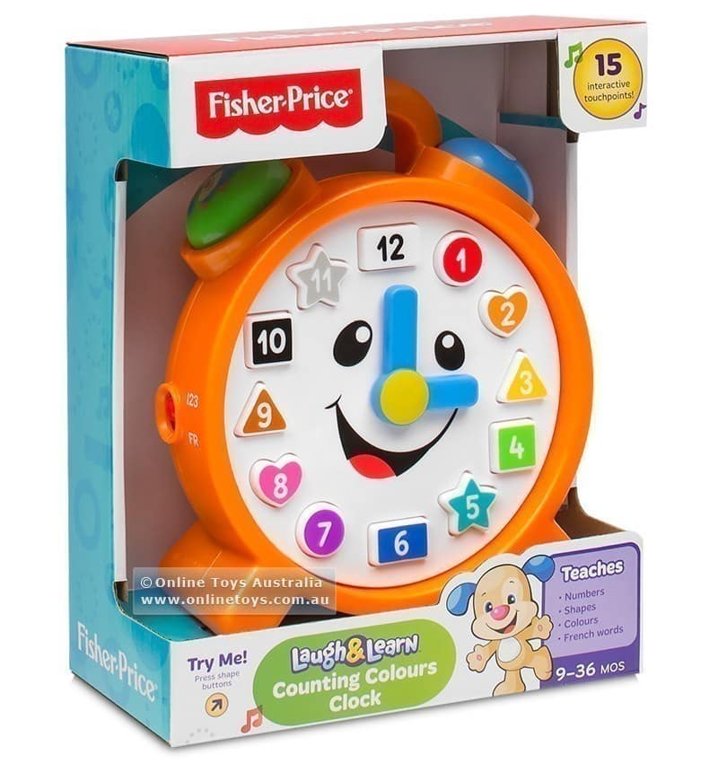 Fisher Price - Laugh and Learn - Counting Colours Clock - Online Toys ...