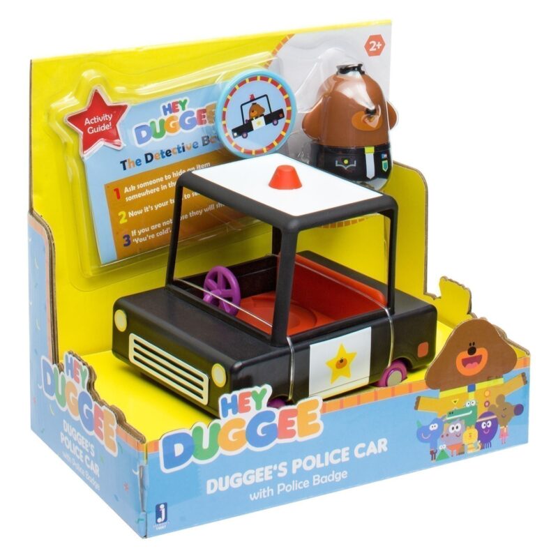Hey Duggee - Duggee's Police Car with Police Badge - Online Toys Australia
