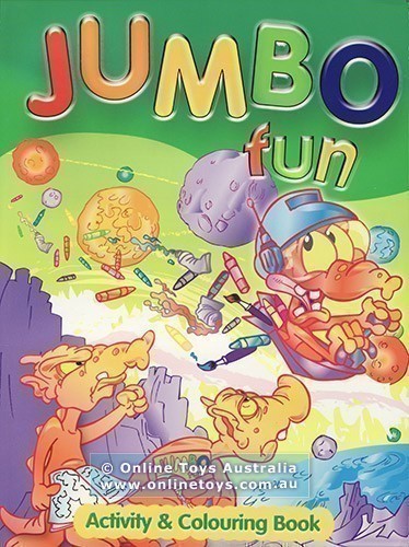 Jumbo Fun Colouring and Activity Book - Monster Fun - Online Toys Australia
