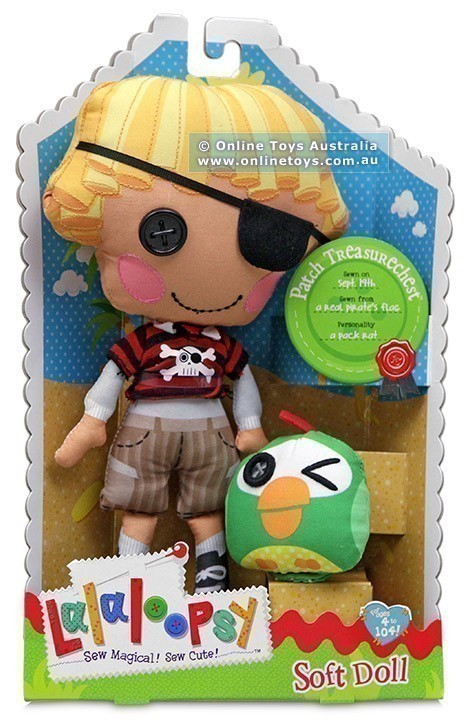 Lalaloopsy Soft Doll - Patch Treasurechest - Online Toys Australia