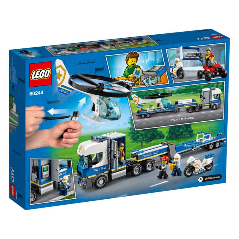 LEGO City - Police - 60244 Police Helicopter Transport - Online Toys ...