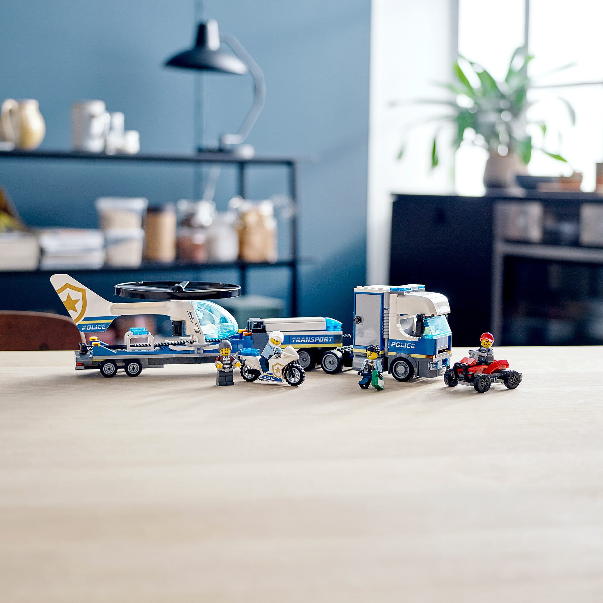LEGO City - Police - 60244 Police Helicopter Transport - Online Toys ...