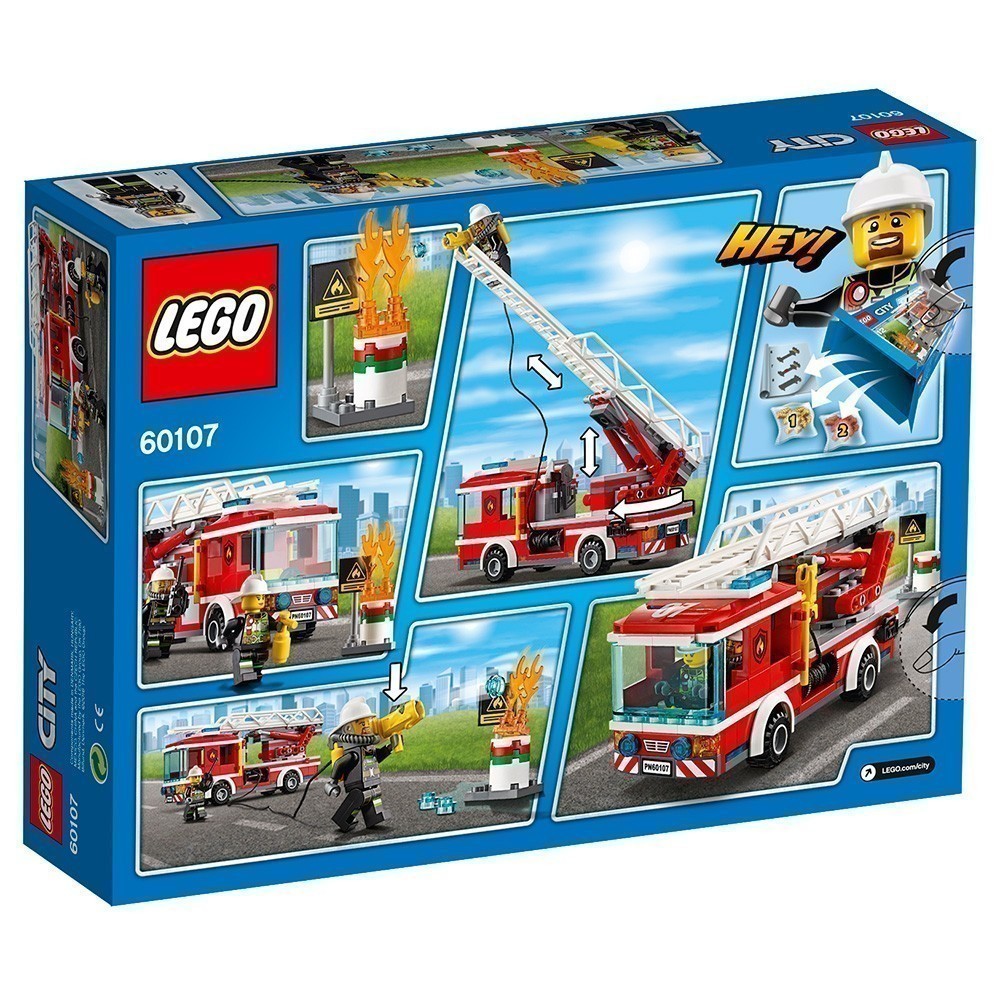 LEGO City - 60107 Fire Ladder Truck - Online Toys Australia