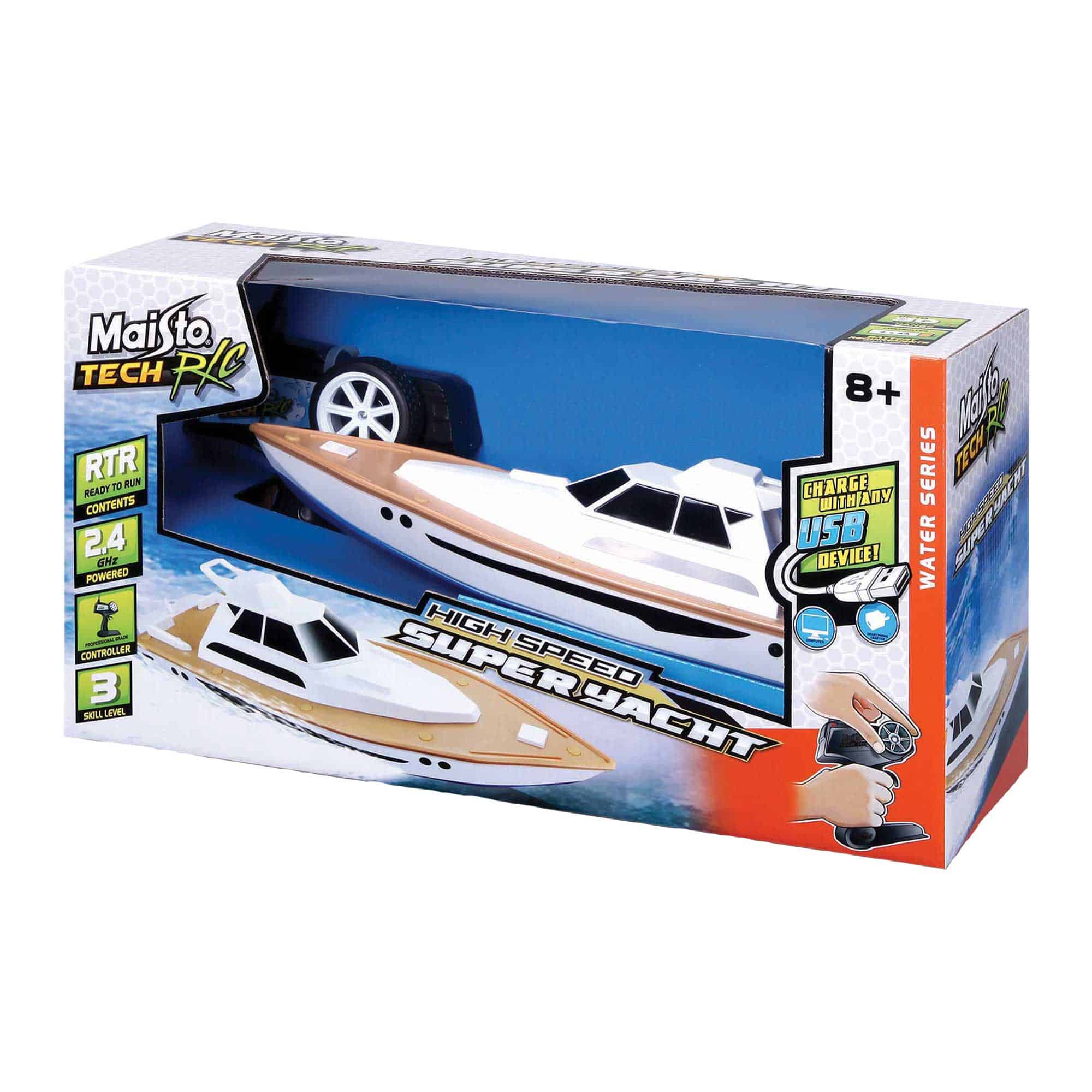 Maisto Tech - High Speed Super Yacht - 2.4 Ghz & USB - Online Toys ... Maisto Tech - High Speed Super Yacht - 2.4 Ghz & USB - Online Toys ...
