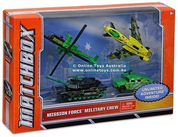 Matchbox - Mission Force - Military Crew - Online Toys Australia