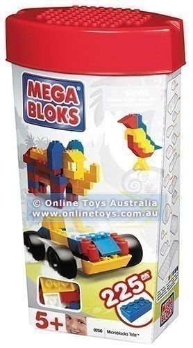 Mega Bloks - Microbloks 225 Piece Tote - Online Toys Australia
