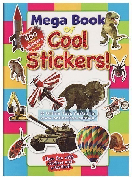 Mega Book of Cool Stickers - Online Toys Australia