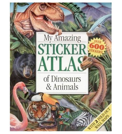 My Amazing Sticker Atlas of Dinosaurs & Animals Book - Online Toys ...