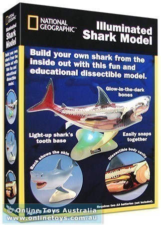National Geographic Illuminated Shark Model - Online Toys Australia