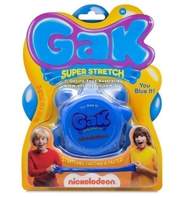 Nickelodeon - Gak - Super Stretch You Blue It - Online Toys Australia