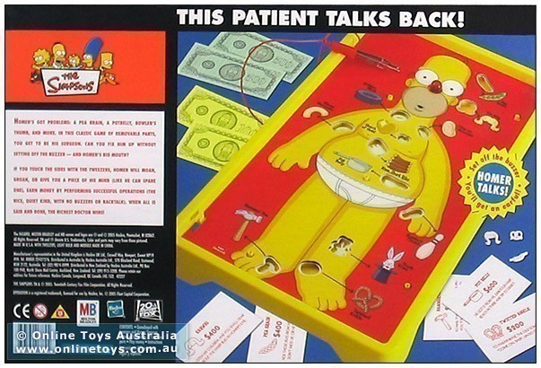 Operation - The Simpsons Edition - Online Toys Australia