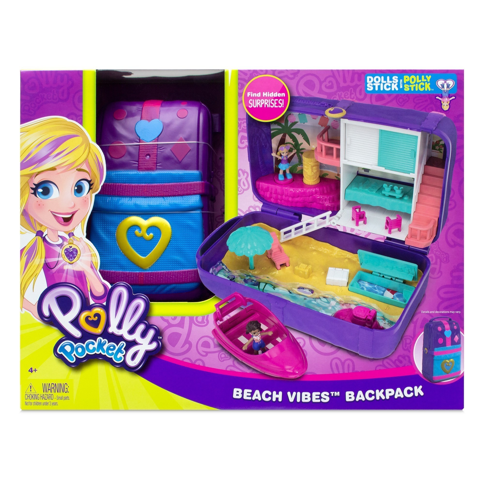 Polly Pocket - Beach Vibes Backpack - Online Toys Australia
