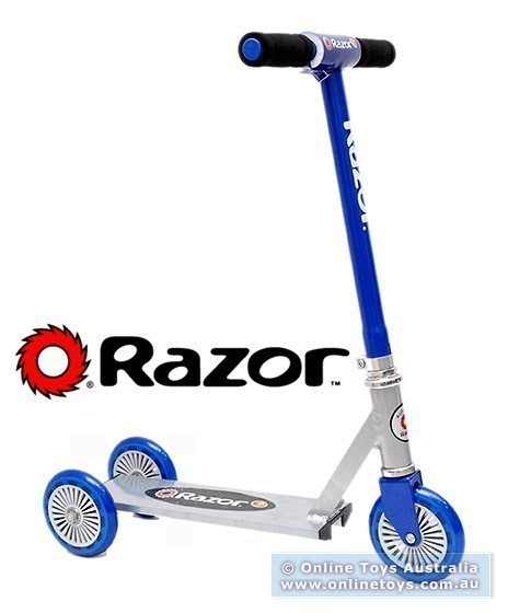 Razor Junior - 3 Wheel Alloy Scooter - Blue - Online Toys Australia
