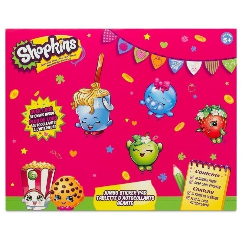 Shopkins - Jumbo Sticker Pad - Online Toys Australia