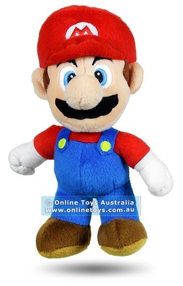 Super Mario - Nintendo Plush Toy - 15cm Mario - Online Toys Australia