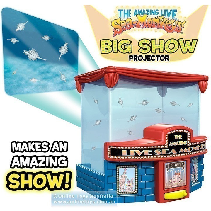 The Amazing Live Sea-Monkeys - Big Show Projector - Online Toys Australia