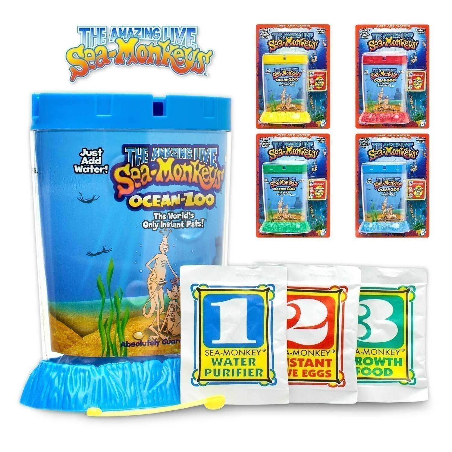 The Amazing Live Sea-Monkeys - Ocean Zoo - Online Toys Australia