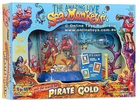 The Amazing Live Sea-Monkeys - Pirate Gold - Online Toys Australia