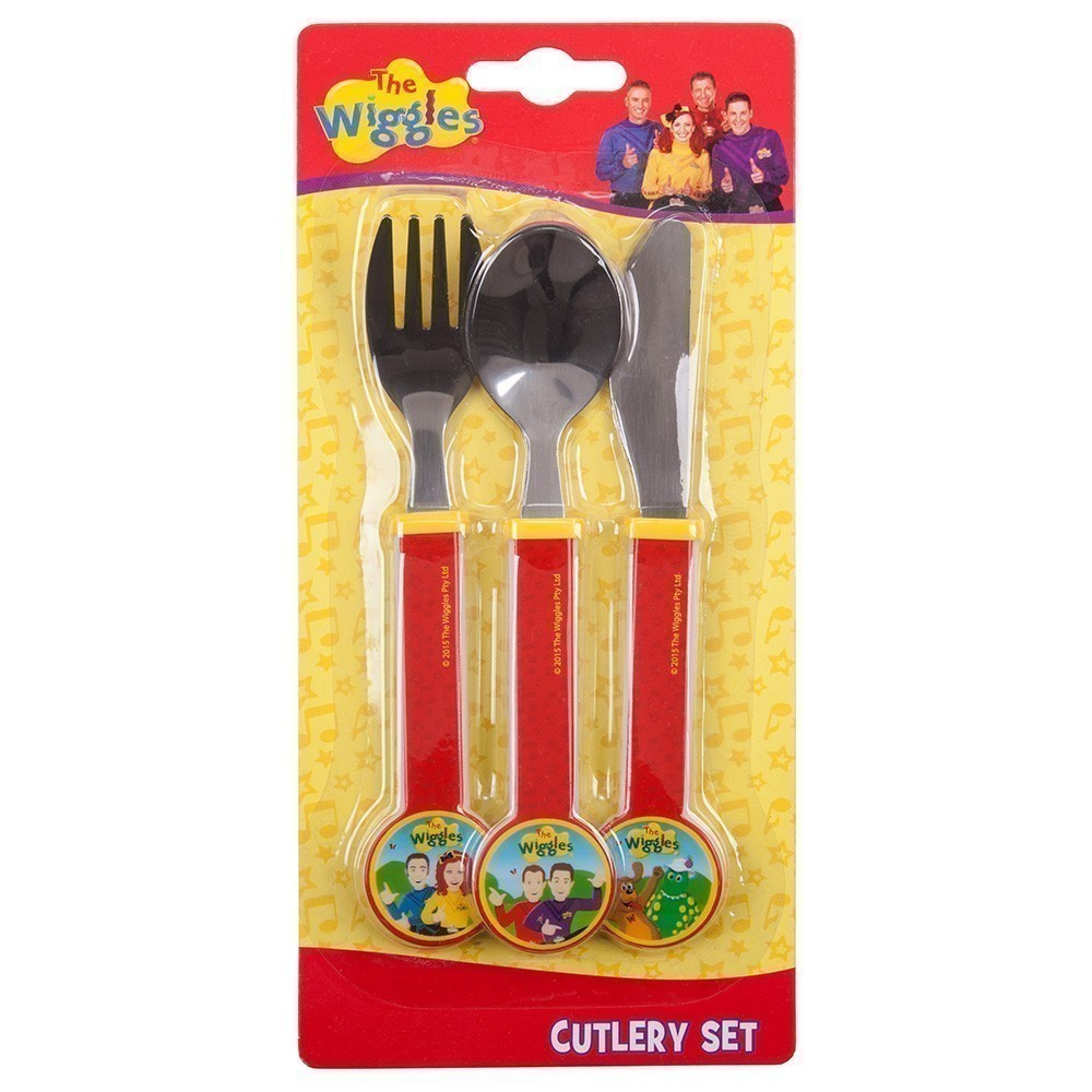 The Wiggles - 3-Piece Cutlery Set - Online Toys Australia
