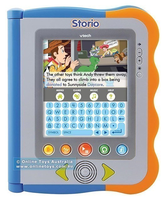 Vtech - Storio Interactive E-Reading Console - Blue with Disney Cars 2 ...