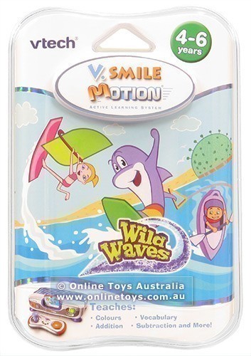 Vtech - V.Smile Motion - Wild Waves Cartridge - Online Toys Australia