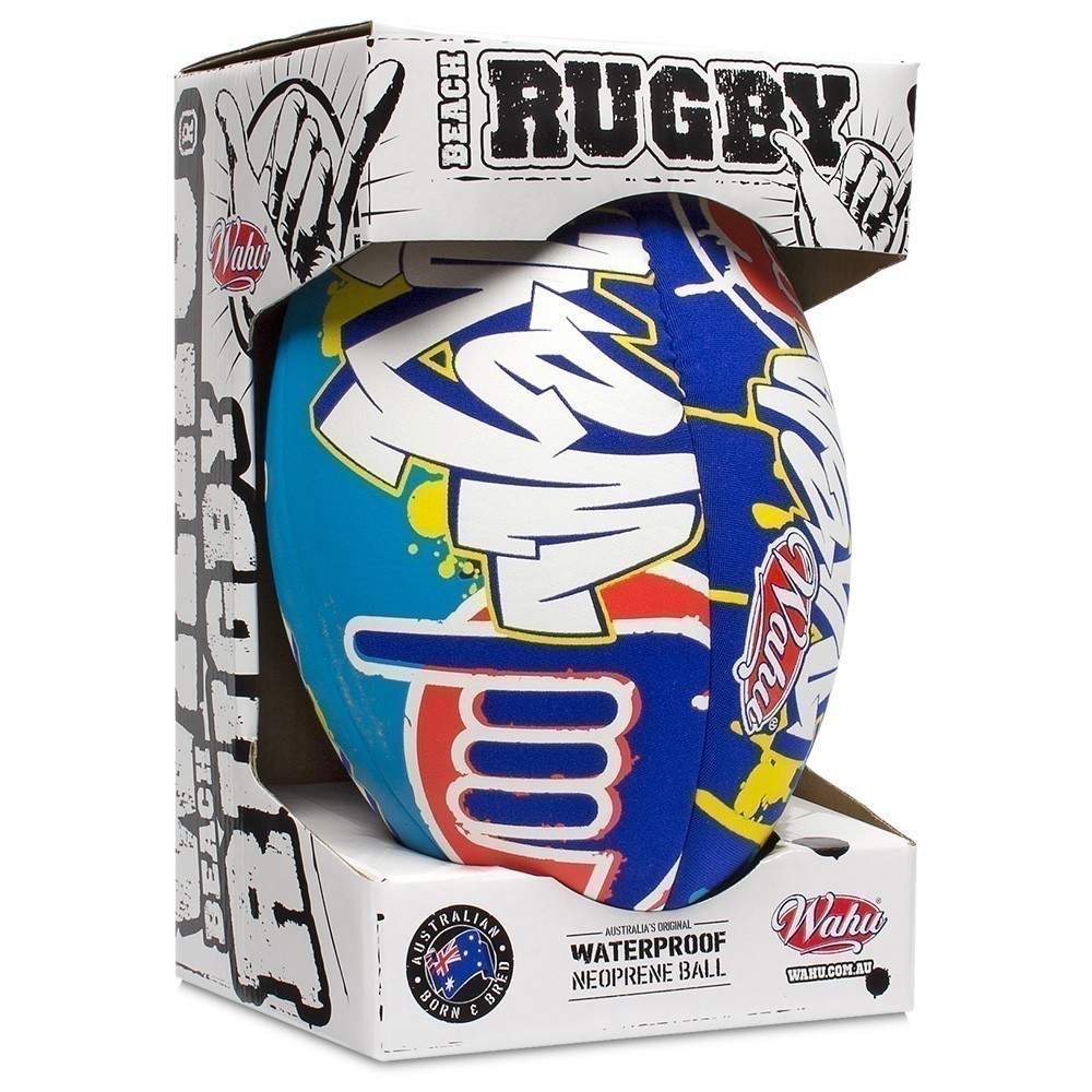 Wahu - Beach Rugby Ball - Blue - Online Toys Australia