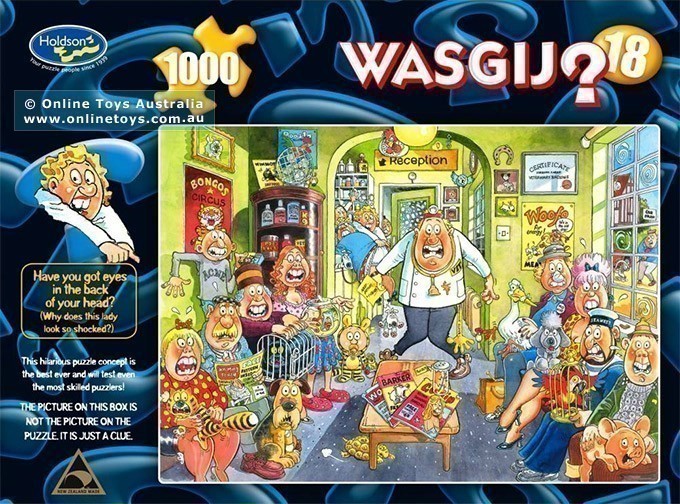 Wasgij - 18 Uproar at the Vets - 1000 Piece Jigsaw Puzzle - Online Toys ...