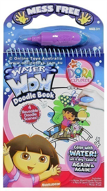 Water Wow - Doodle Book - Dora The Explorer - Online Toys Australia