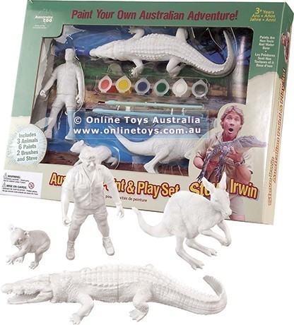 Wild Republic - Australian Paint and Play Set with Steve Irwin - Online ...