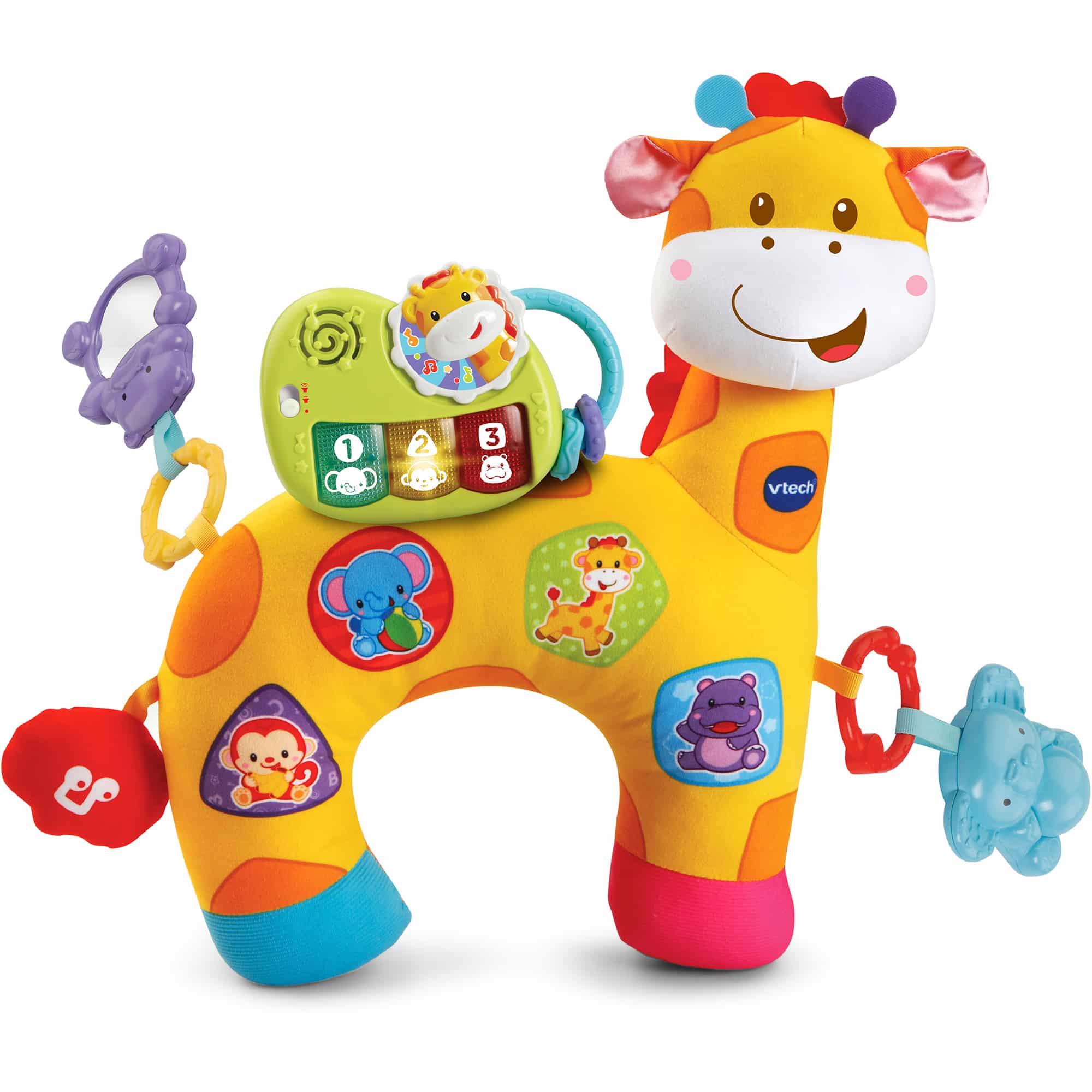 Vtech Baby - Tummy Time Discovery Plush Giraffe Pillow - Online Toys ...