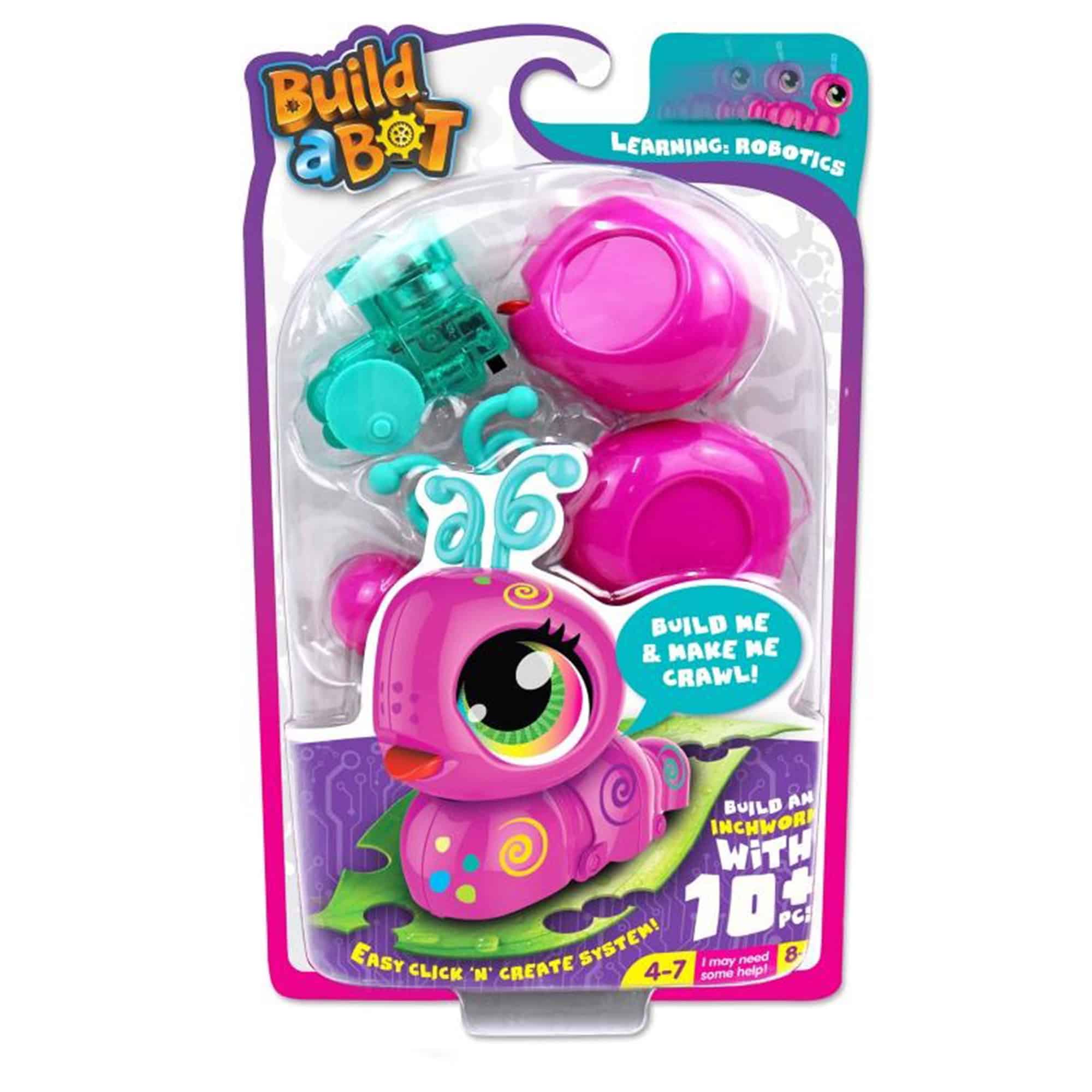 Colorific - Build-a-Bot Mini Glow Worm - Online Toys Australia