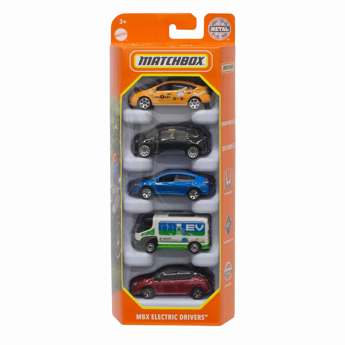Matchbox 5-Pack Vehicles-MBX Electric Drivers - Online Toys Australia
