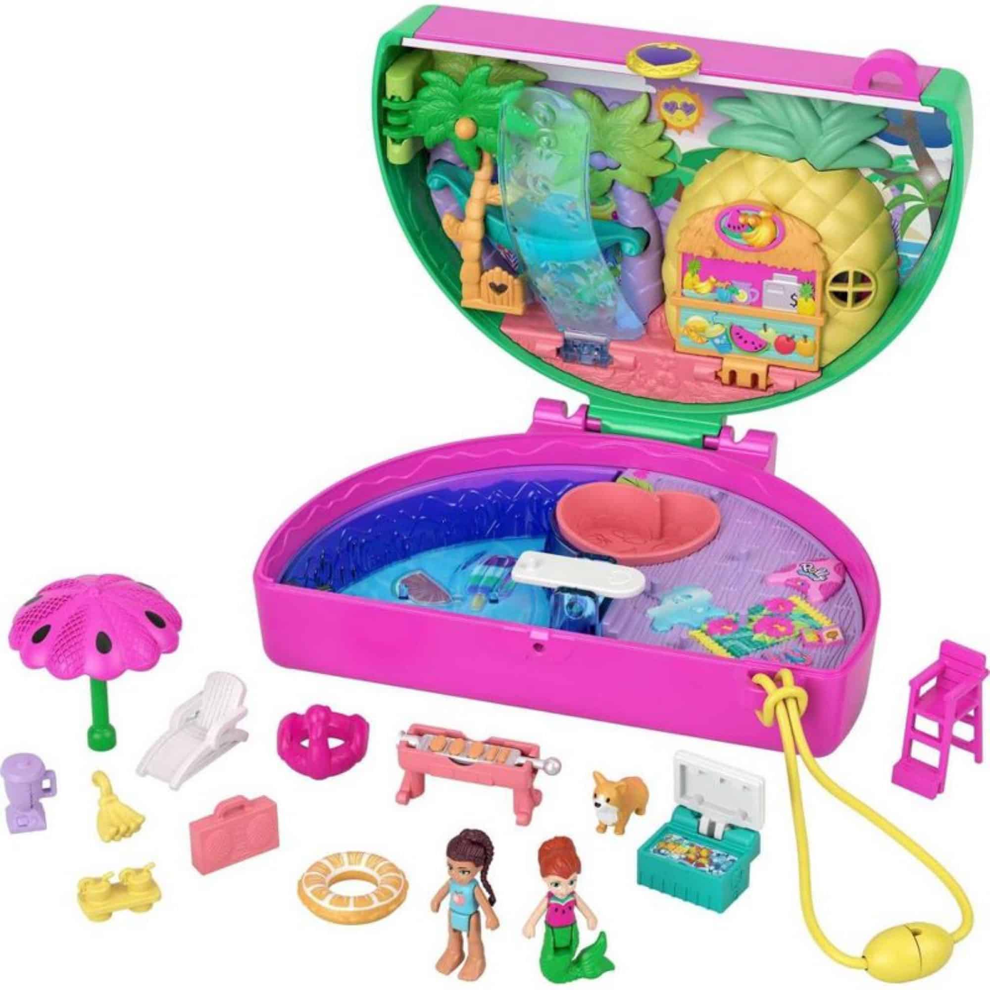 Polly Pocket - Watermelon Pool Compact Playset - Online Toys Australia